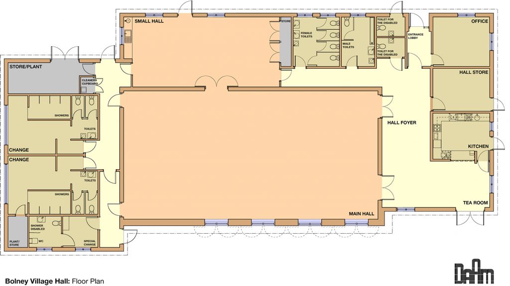 Hall Layout | Rawson Hall Bolney